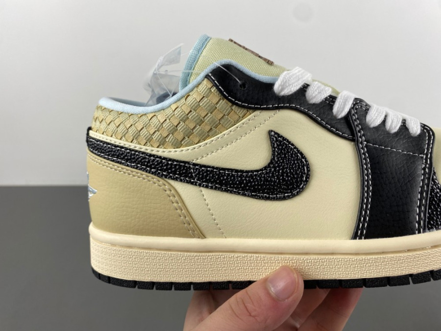 Air Jordan 1 Low SE 'Coconut Milk Black' - SneakerCool.com