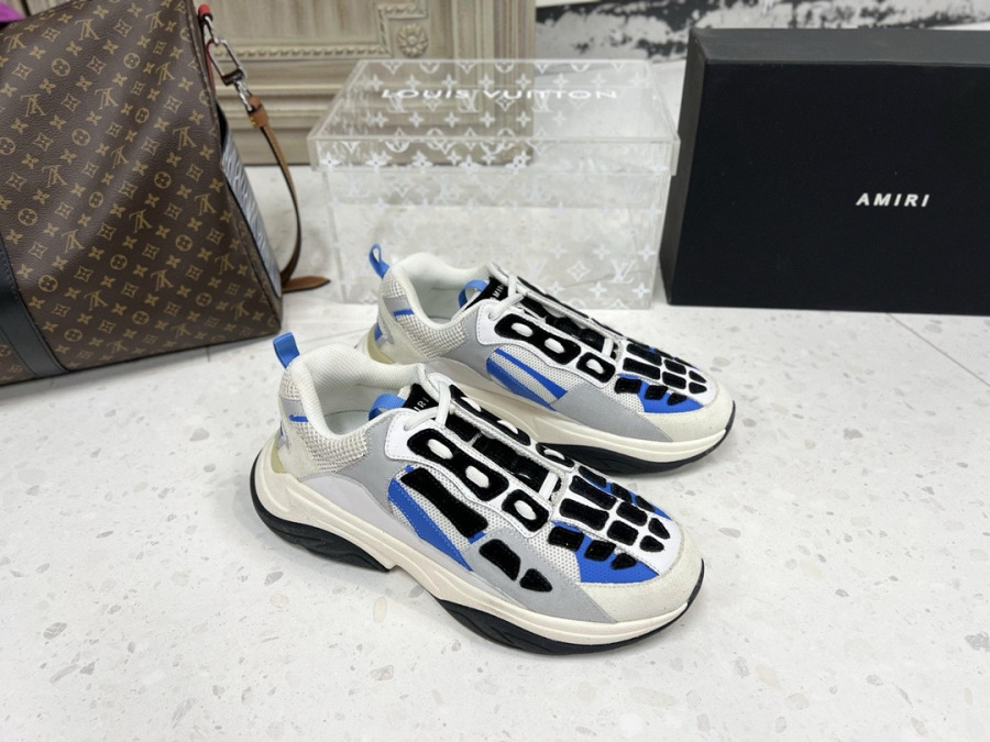 Amiri Bone Runner 'Blue' - SneakerCool.com