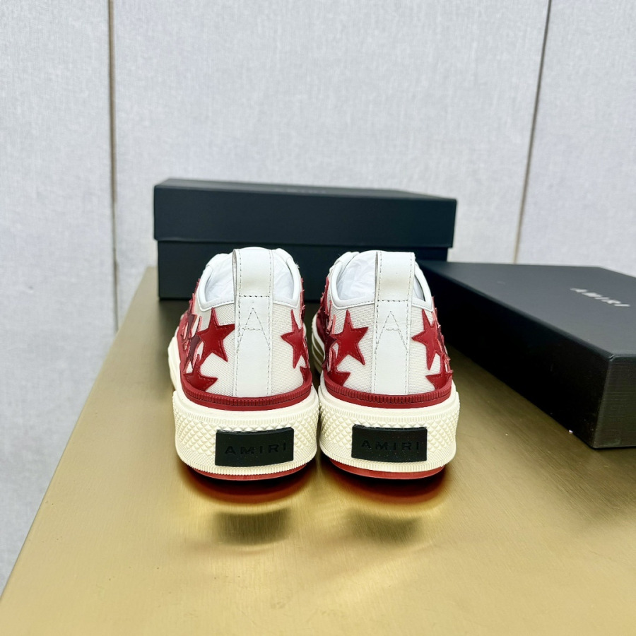 Amiri Stars Court Low 'White Red' - SneakerCool.com