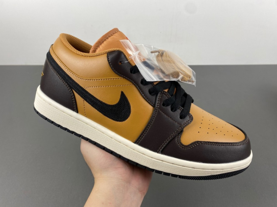 Air Jordan 1 Low SE 'Flax Baroque Brown' - SneakerCool.com