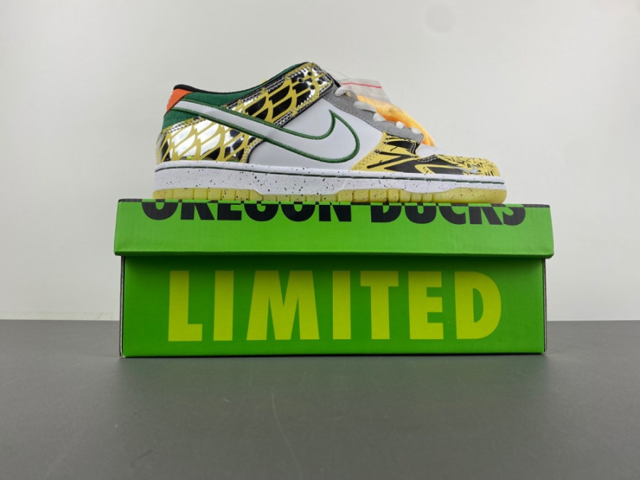 Dunk Low 'What the Duck - University of Oregon Away' PE - SneakerCool.com