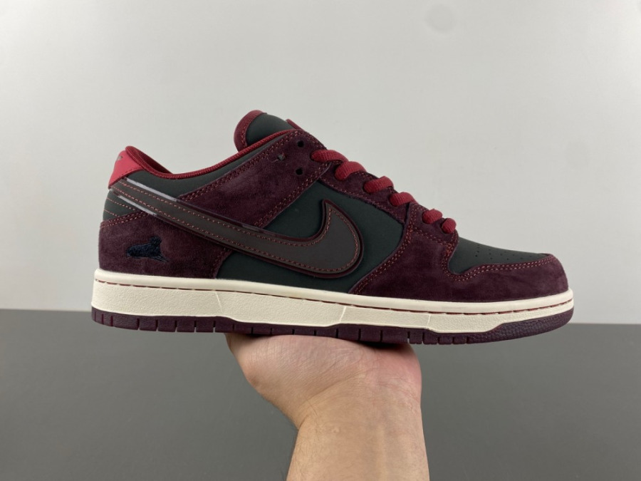 RIOT Skateshop x Dunk Low SB 'Mahogany Dark Beetroot' - SneakerCool.com