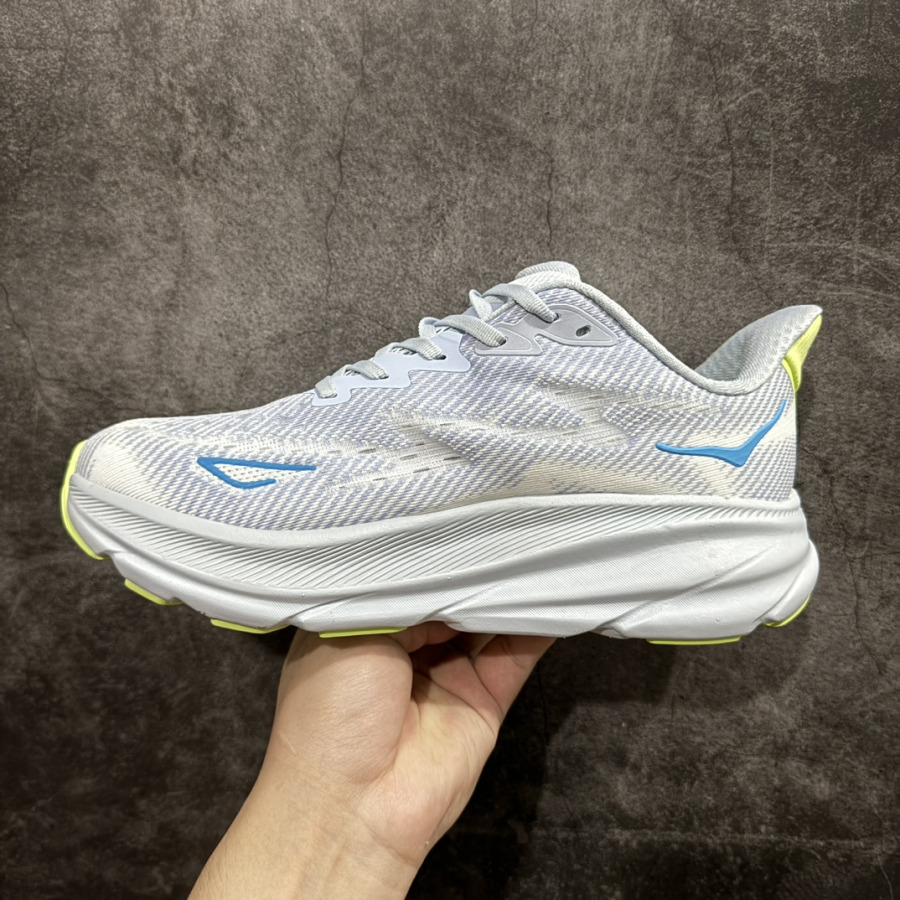 Hoka One One Clifton 9 'Gull Sea Ice' - SneakerCool.com