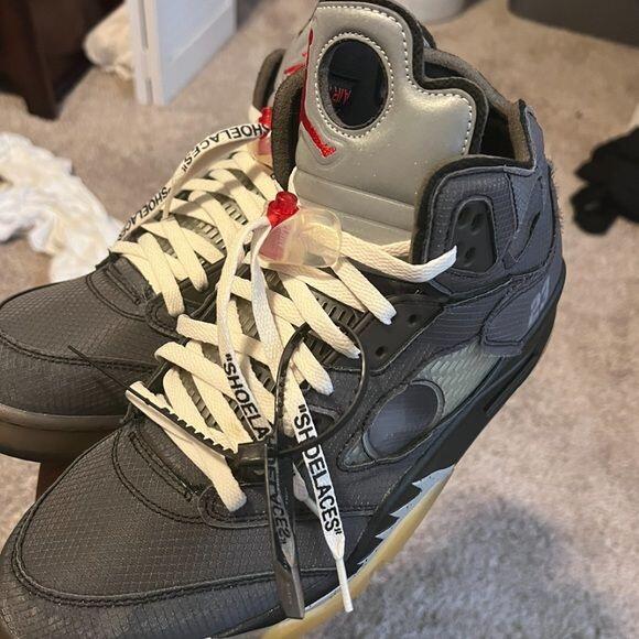 Off-White x Air Jordan 5 Retro SP 'Muslin' - SneakerCool.com