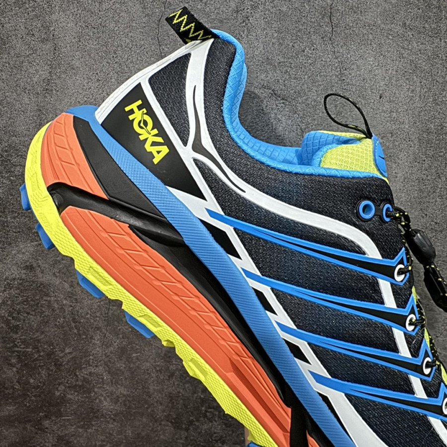 Hoka One One Mafate Three2 'Black Diva Blue Orange' - SneakerCool.com