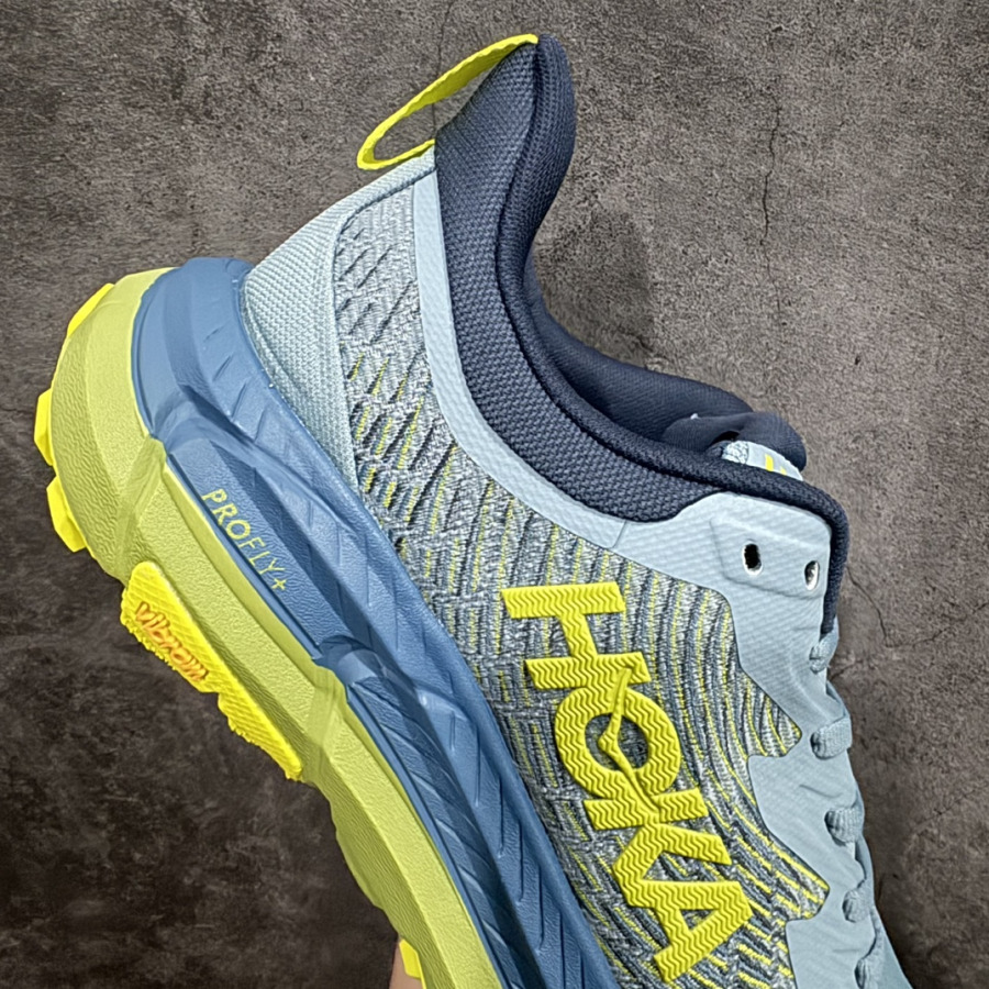 Hoka One One Mafate Speed 4 'Stone Blue Dark Citron' - SneakerCool.com