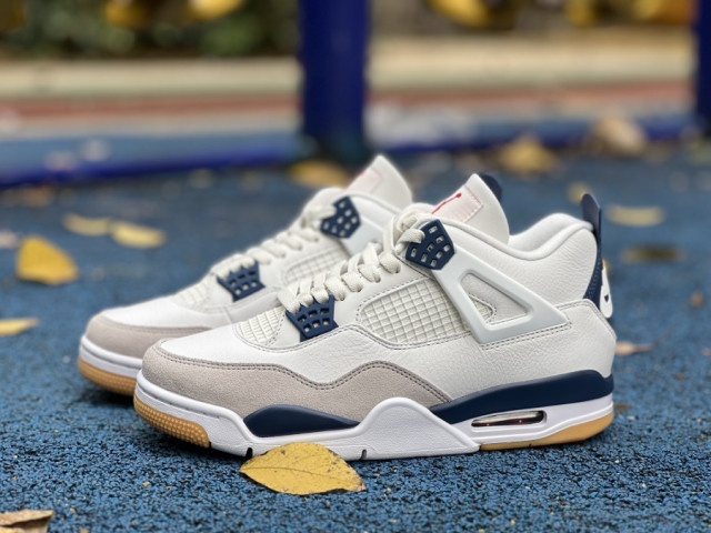 Nike SB x Air Jordan 4 Retro SP 'Navy' - SneakerCool.com
