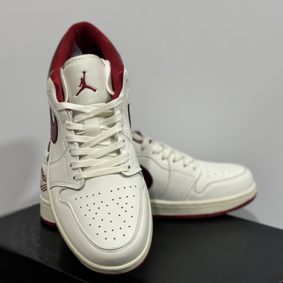 Air Jordan 1 Low 'Ruby' - SneakerCool.com