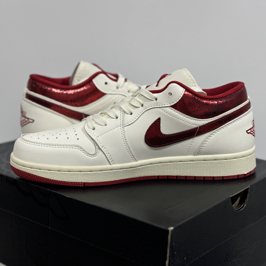 Air Jordan 1 Low 'Ruby' - SneakerCool.com
