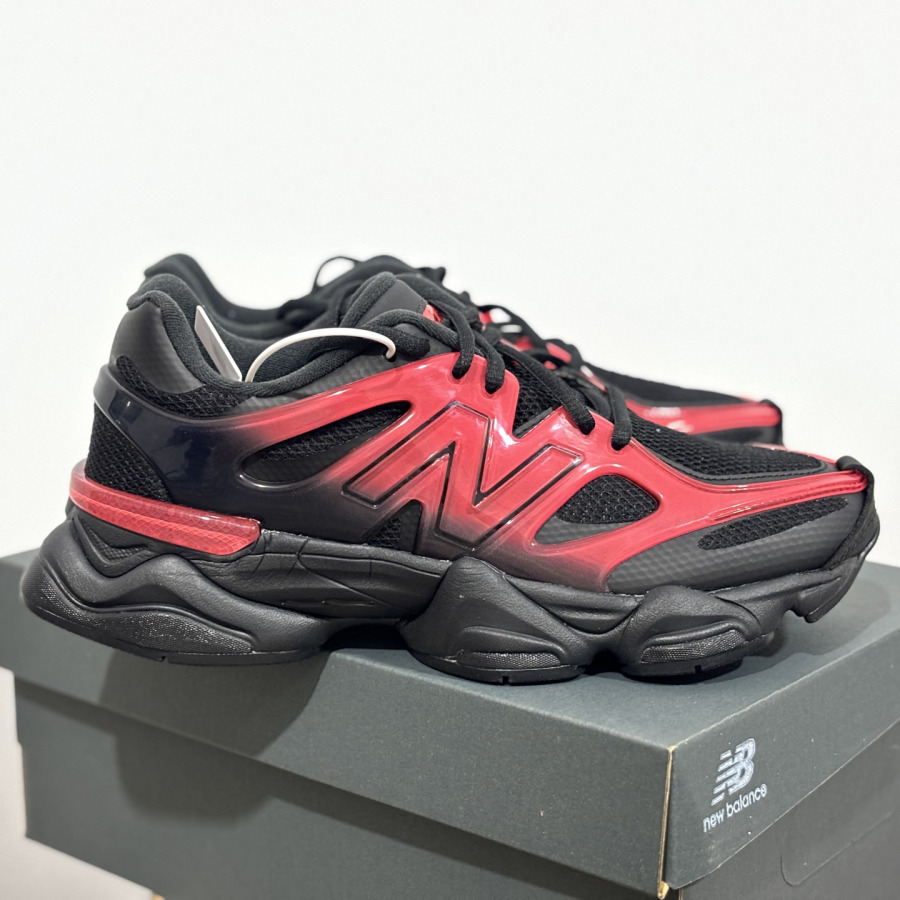 New Balance 9060 'Caged - Black Red Gradient' - SneakerCool.com