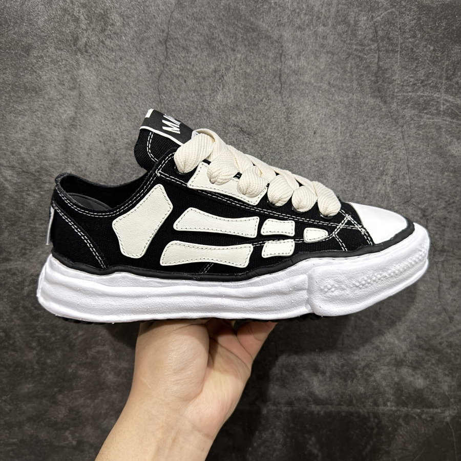 Maison MIHARA YASUHIRO x AMIRI MMY Bones 'Black' - SneakerCool.com