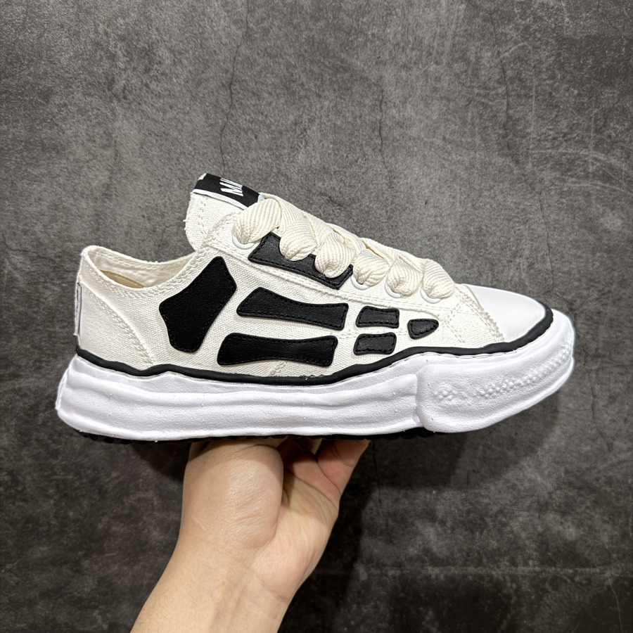 Maison MIHARA YASUHIRO x AMIRI MMY Bones 'Black' - SneakerCool.com