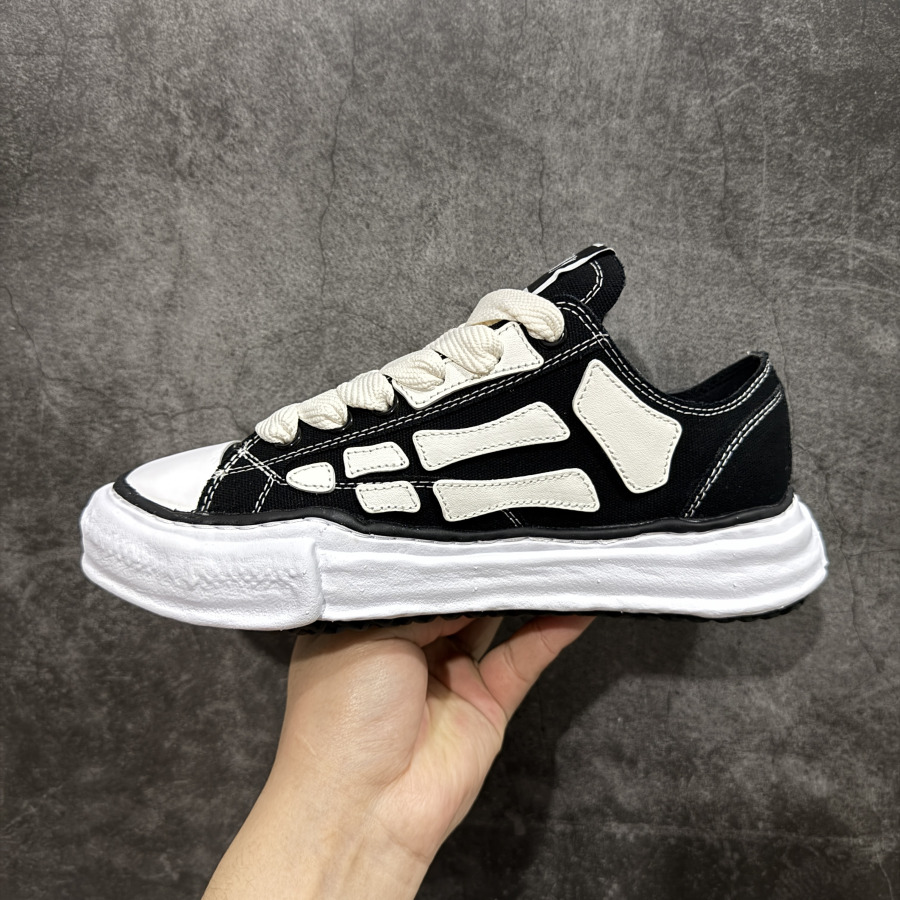 Maison MIHARA YASUHIRO x AMIRI MMY Bones 'Black' - SneakerCool.com