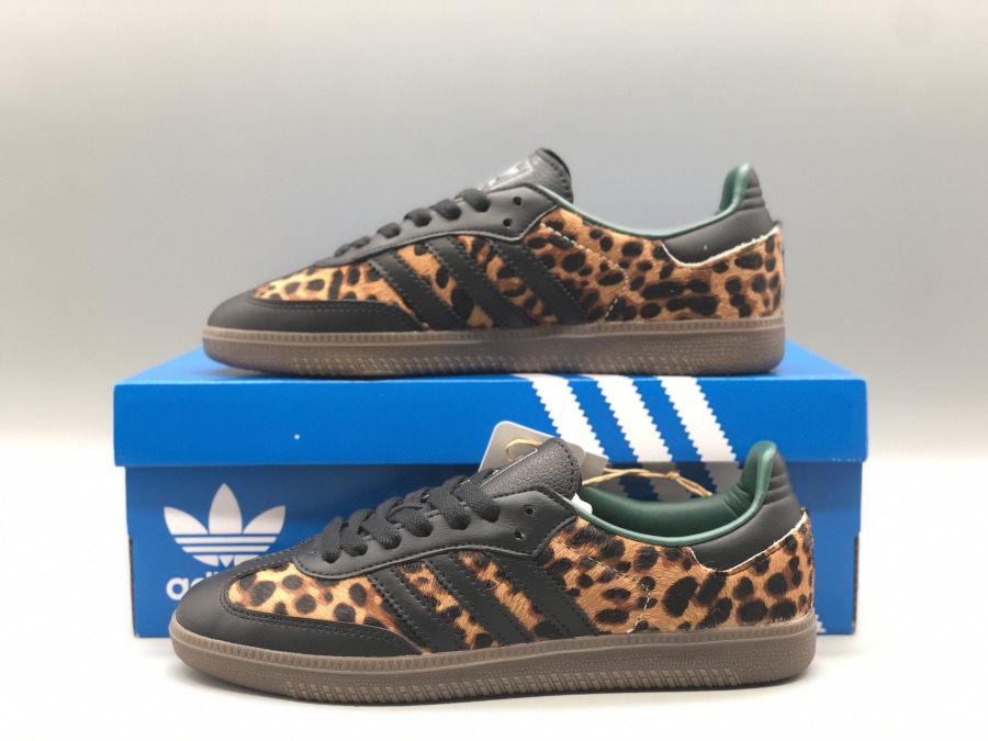 Adidas Samba OG 'Cheetah Pack - Collegiate Green' - SneakerCool.com