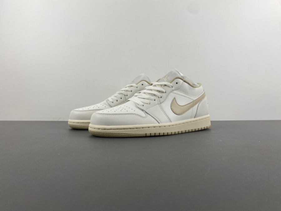 Air Jordan 1 Low 'Sail Rattan' - SneakerCool.com