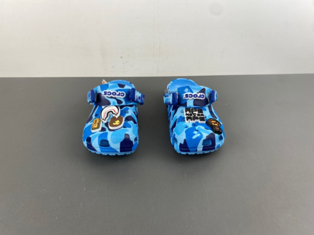 BAPE x Crocs Classic Clog 'ABC Camo - Blue' - SneakerCool.com