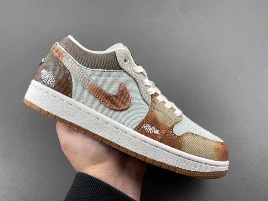Air Jordan 1 Low SE 'Multi-Color Sail Light Bone' - SneakerCool.com