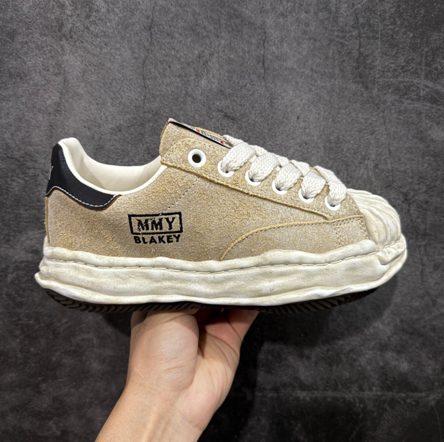 Maison Mihara Yasuhiro Blakey OG Sole Vintage Suede Low 'White Beige ...